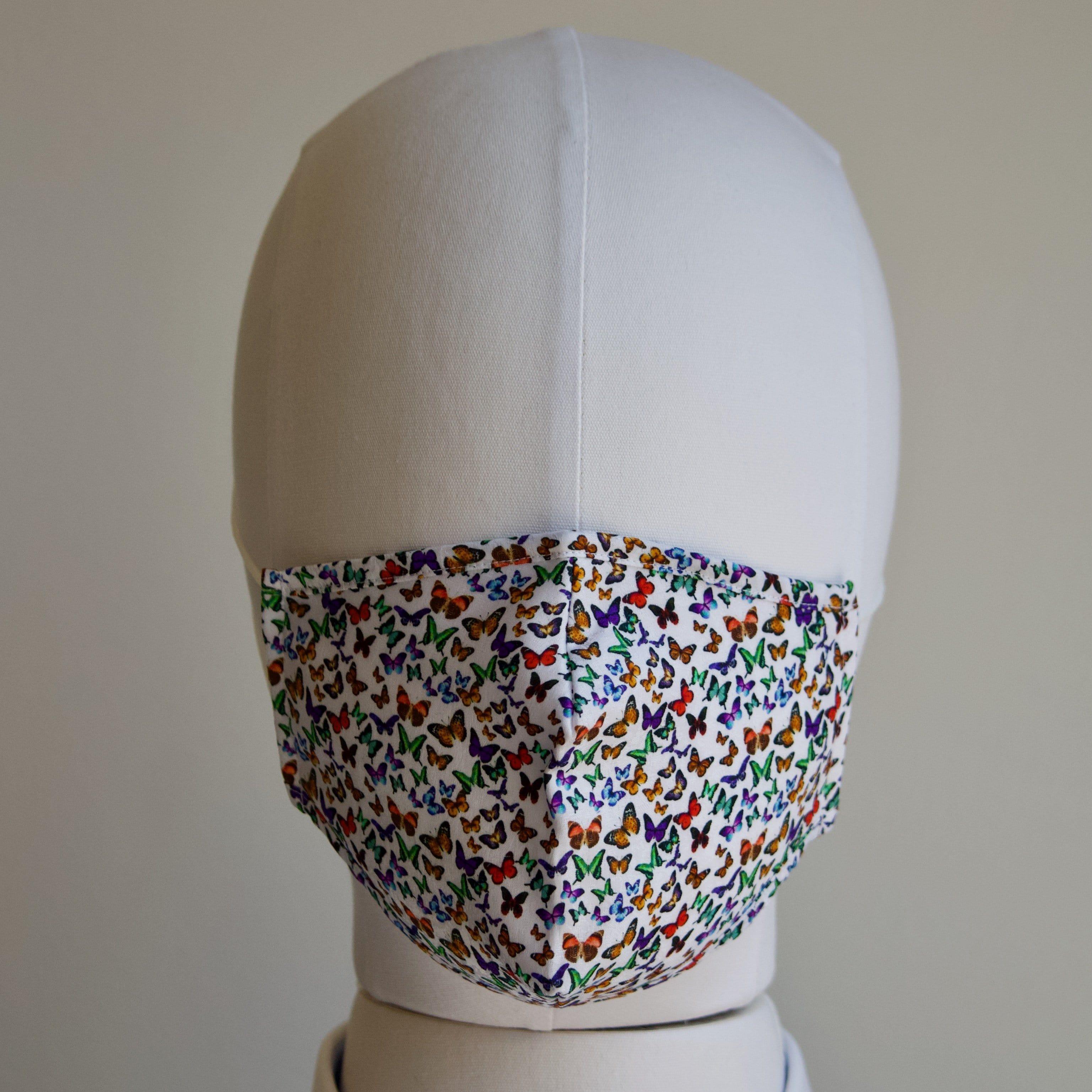 Multi-colored Face Mask | Butterfly Cotton Face Masks | JWS – Just ...